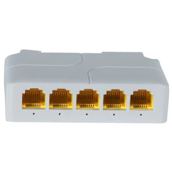 POE-EXT-14G 5 port, 1000mbpsPOE extender, 30/60W 8W/port, POE voltage 44-57Vdc, 100m, 802.3af/at