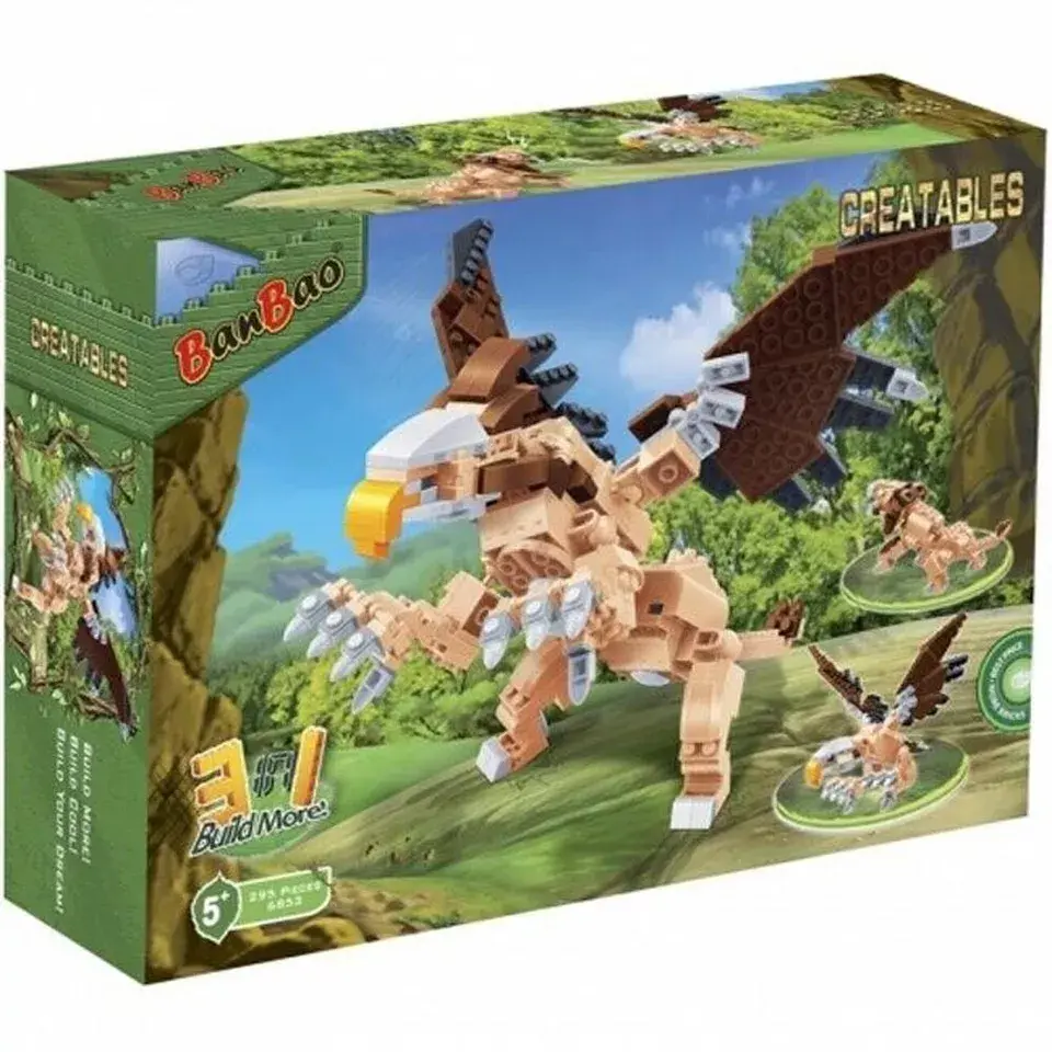 BanBao Kocke Dinosaurus, 3u1, 295 komada