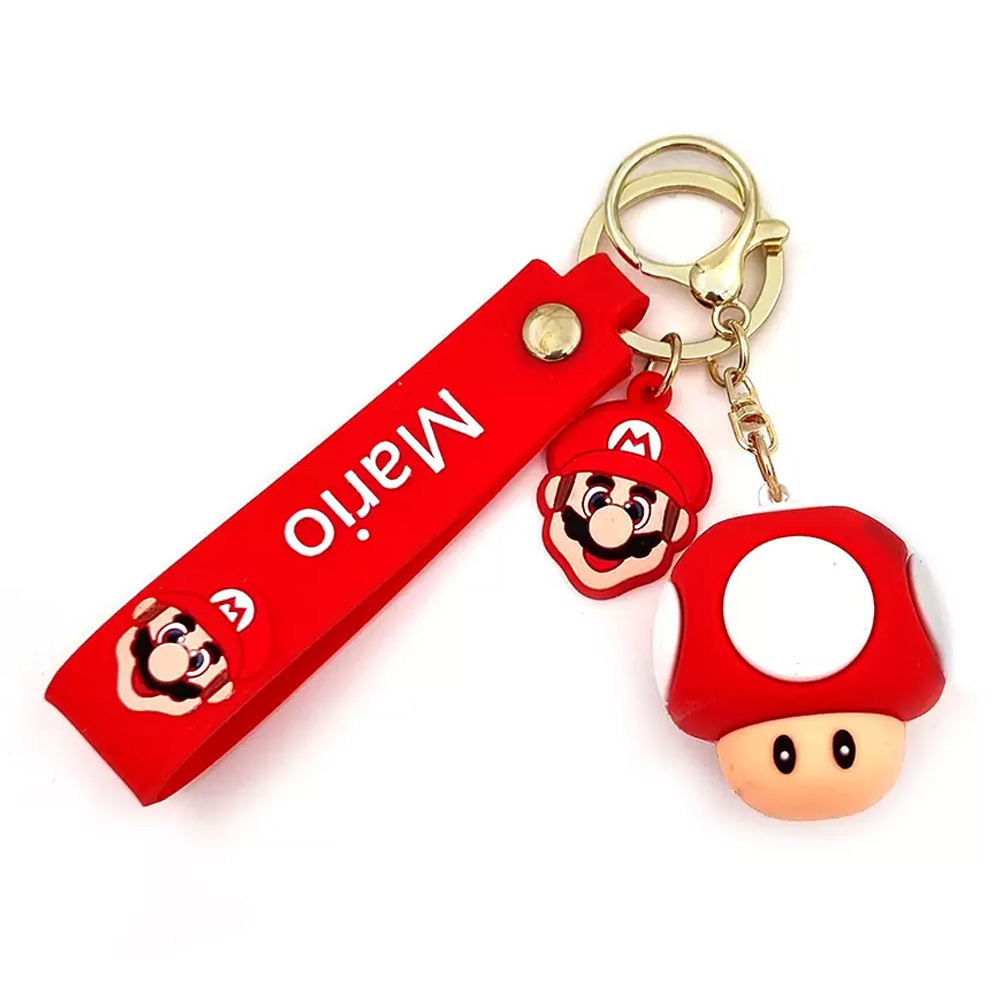 Super Mario - Mushroom Keychain