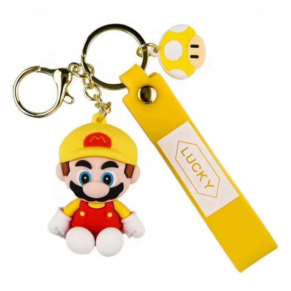 Super Mario - Sitting Mario (Yellow) Keychain