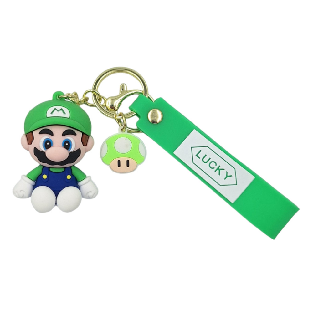 Super Mario - Sitting Luigi Keychain