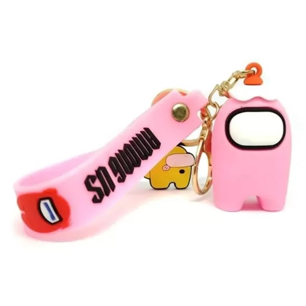 Among Us - Crewmate Pink Keychain