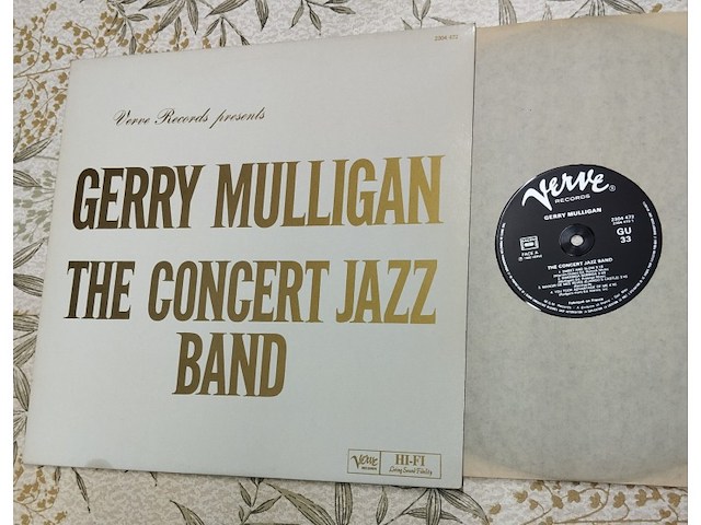 GERRY MULLIGAN the CONCERT JAZZ BAND JAZZ LP MINT