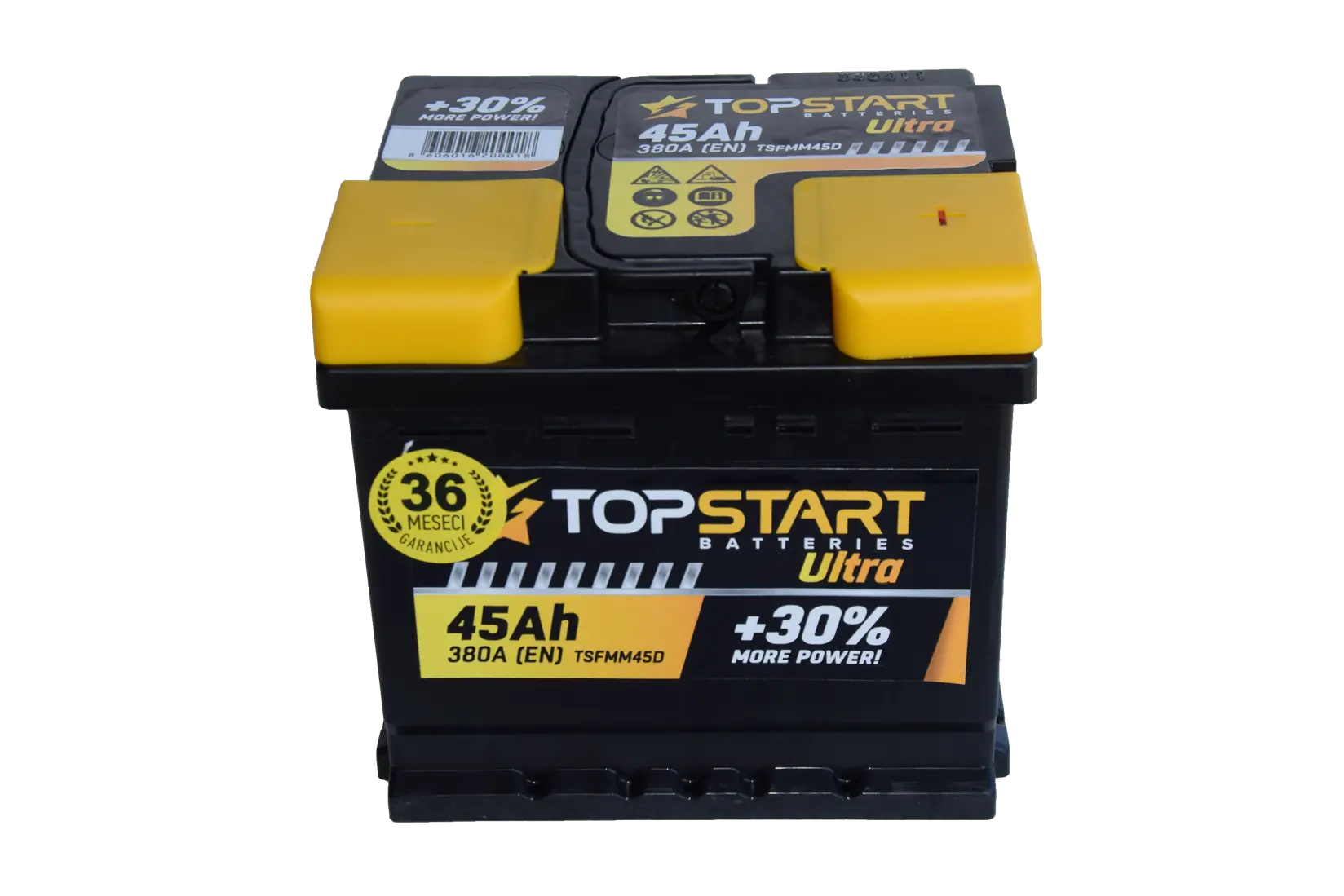 TOP START Akumulator 12V 45Ah L+ 380A/En