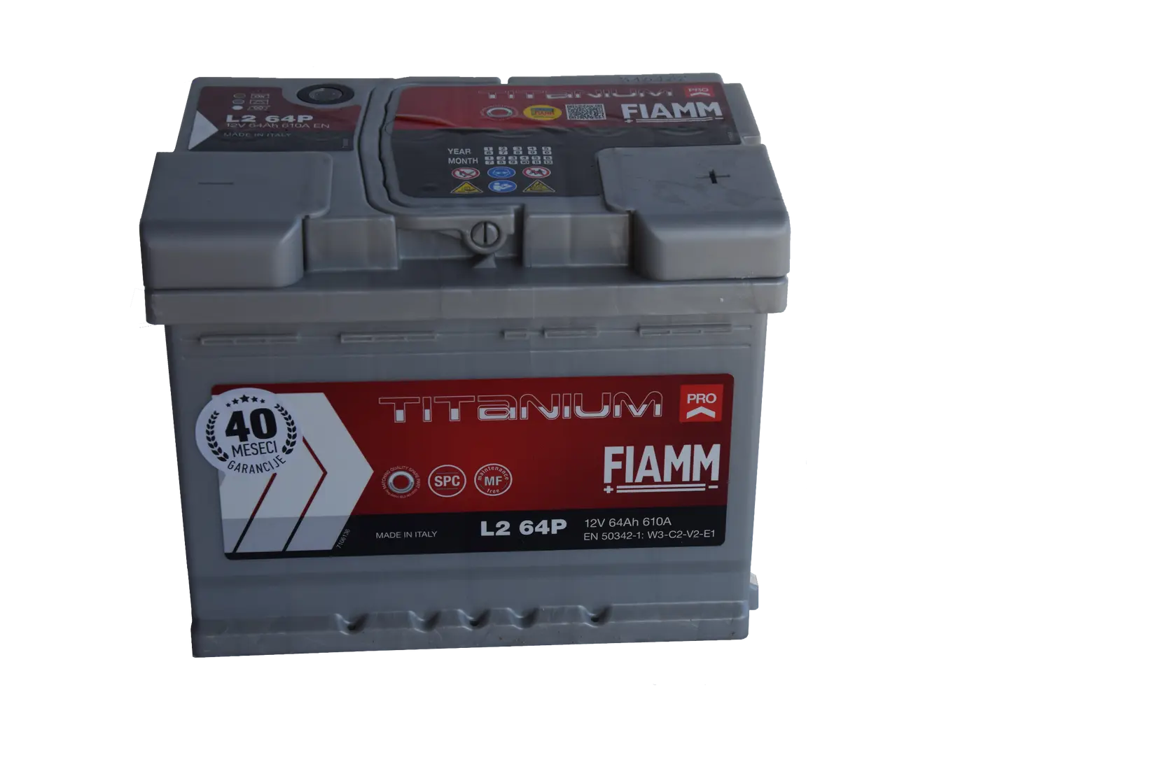 FIAMM TITANIUM PRO Akumulator 64Ah 610A/En