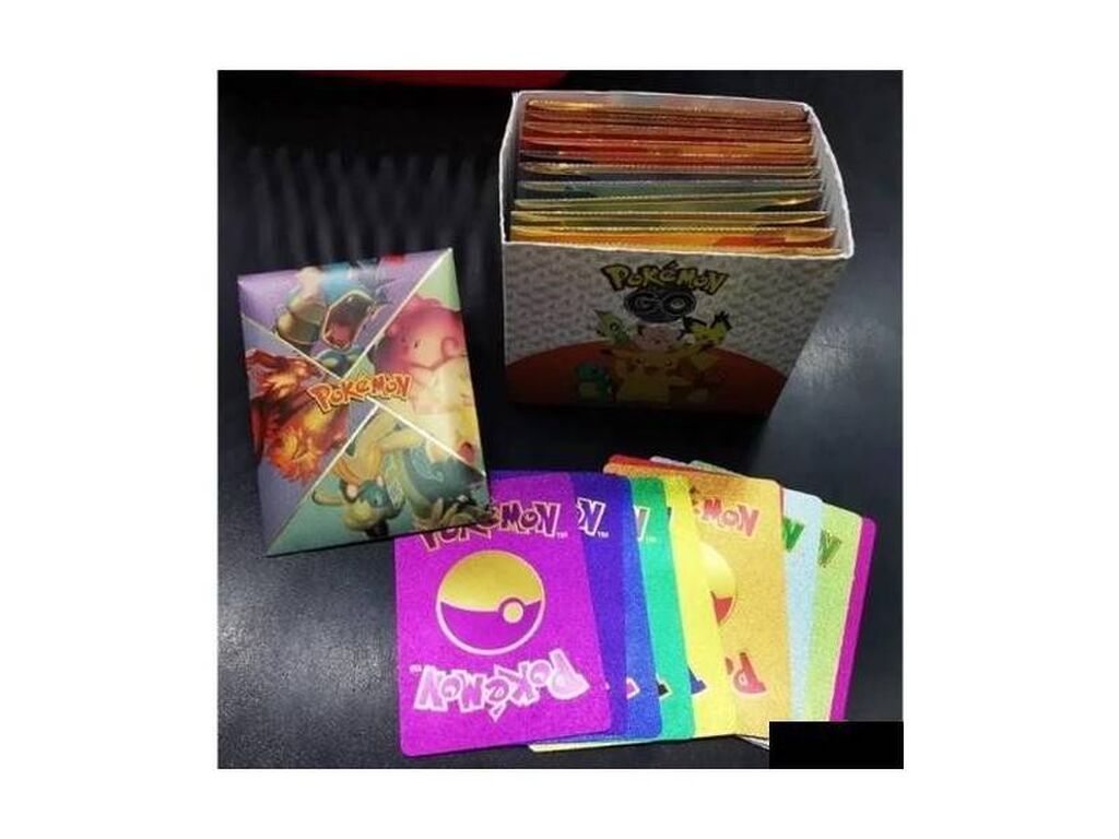 POKEMON karte - duga - 10 komada Set pokemon karata Kesica sa 10