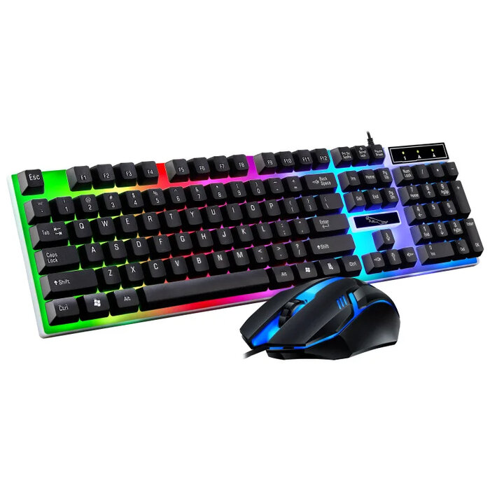 Tastatura + mis RGB LED
