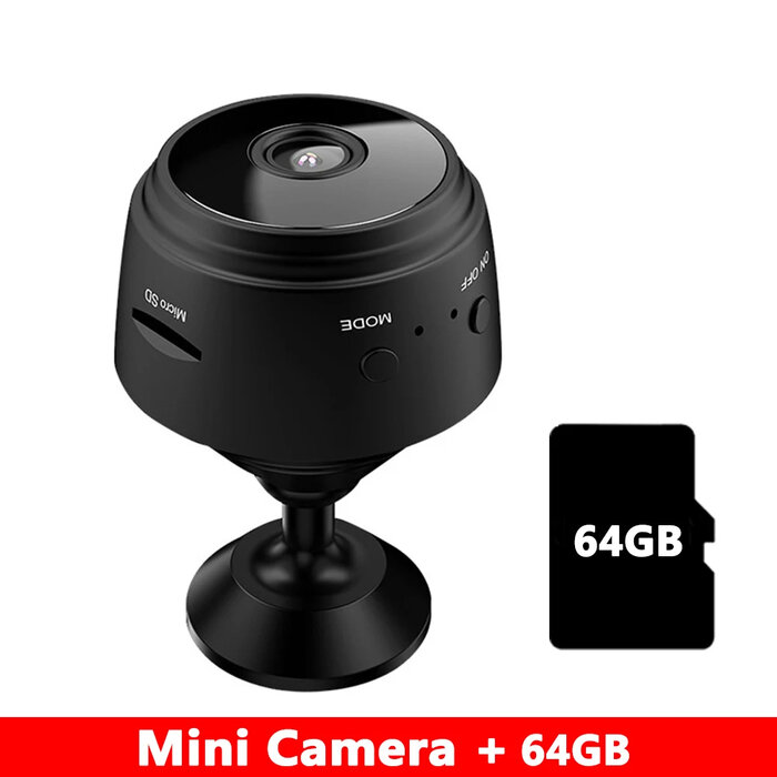 Mini wifi kamera A9 + SD 64 GB