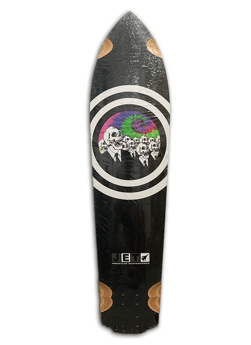 Blank Longboard-Deck flex natural kicktail 38 x 8.5