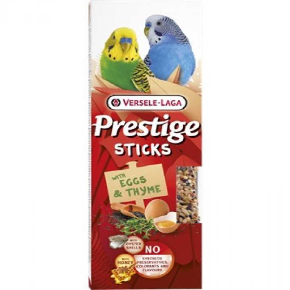 Versele Laga poslastica za manje ptice Prestige sticks Eggs&Thyme 60g