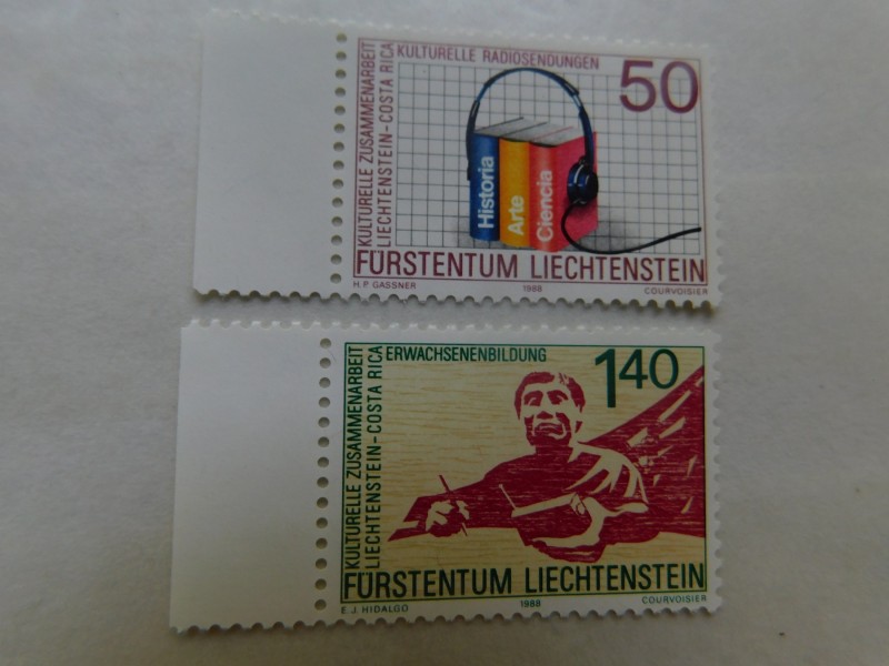 LIECHTENSTEIN 1988 KOMPLET ČISTA SERIJA