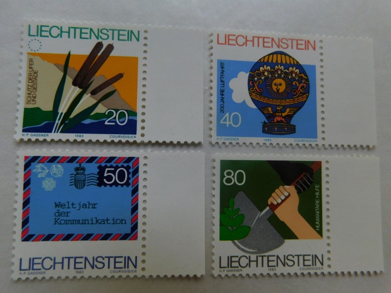 LIECHTENSTEIN 1983 KOMPLET ČISTA SERIJA