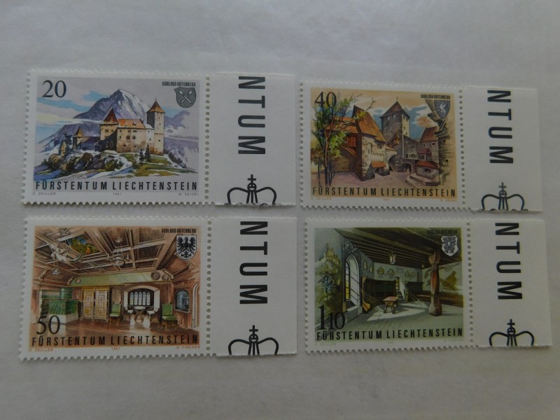 LIECHTENSTEIN 1981 KOMPLET ČISTA SERIJA