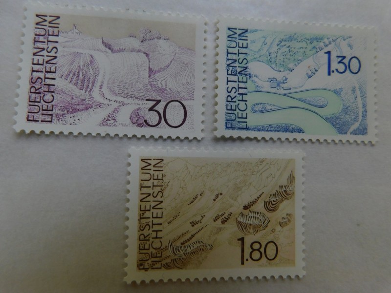 LIECHTENSTEIN 1973 KOMPLET ČISTA SERIJA