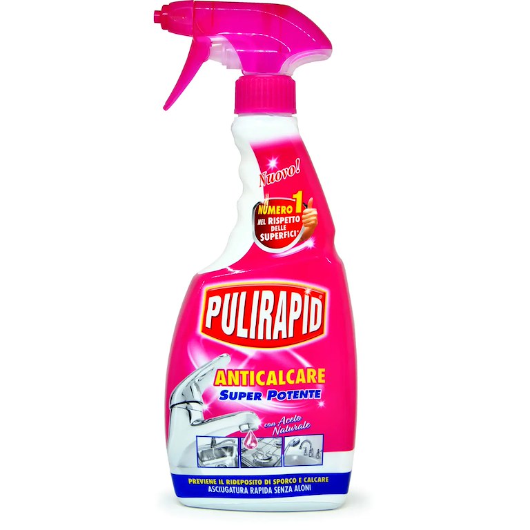 PULIRAPID Sredstvo protiv kamenca sa pumpicom 500ml, Roze