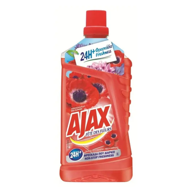 Ajax Tečnost za podove Red Flowers, 1l