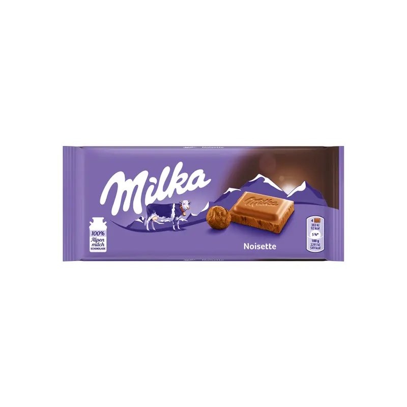 MILKA Čokolada sa otopljenim lešnikom NOISETTE 80g