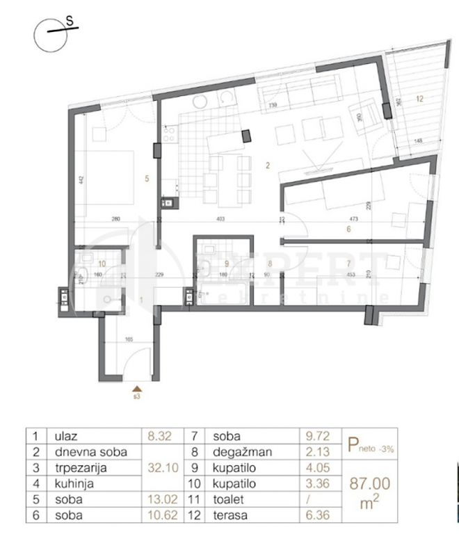 Novogradnja, Čalije, Povraćaj pdv-a, 87 m2