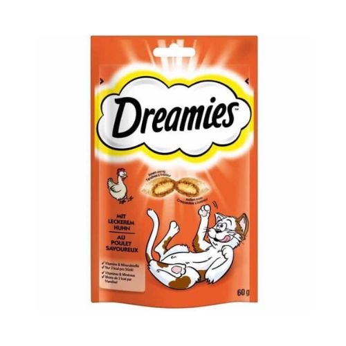 DREAMIES – POSLASTICA ZA MACE SA PILETINOM 60G
DREAMIES – POSLASTICA ZA MACE SA PILETINOM 60G