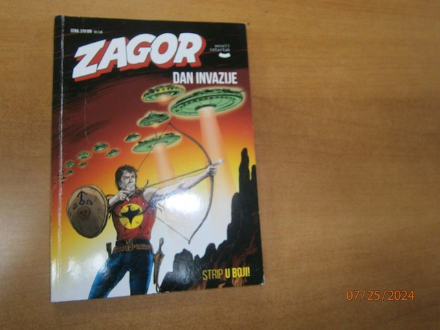 ZAGOR - DAN INVAZIJE - VČ BROJ 132 U BOJI