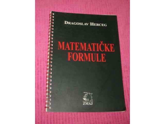 MATEMATIČKE FORMULE. KAO NOVO!