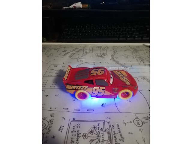 Disney pixar cars lightning munja mcqueen Neon lights