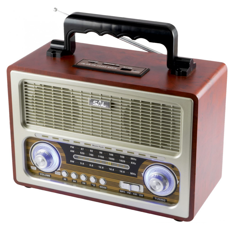 Retro radio + BT bežični zvučnik, 4in1, FM, MP3, AUX