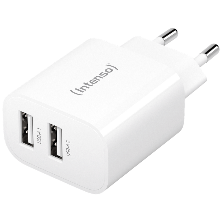 Punjač kućni, 2 x USB-A, 2.4A, 24W