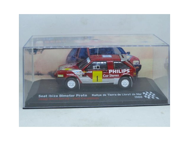 1:43 IXO/altaya seat ibiza bimotor proto