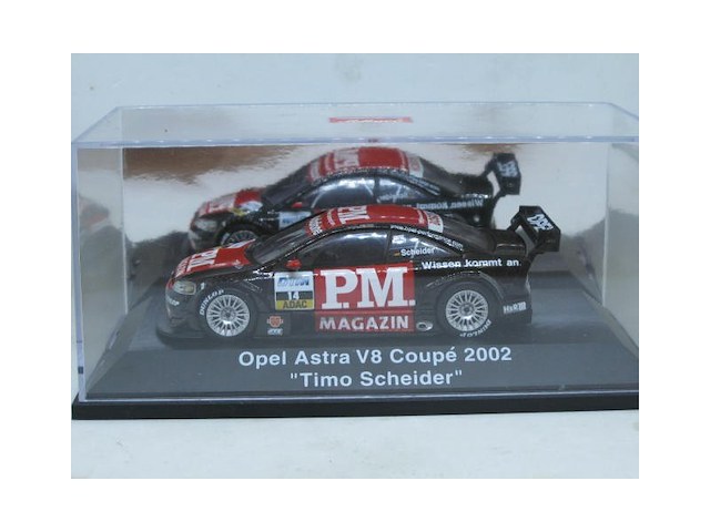 1:43 schuco opel astra G V8 coupe DTM