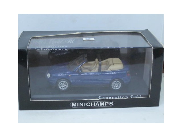 1:43 minichamps VW golf 4 cabriolet