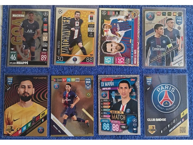 PSG Lot 14 Različitih Insert Kartica