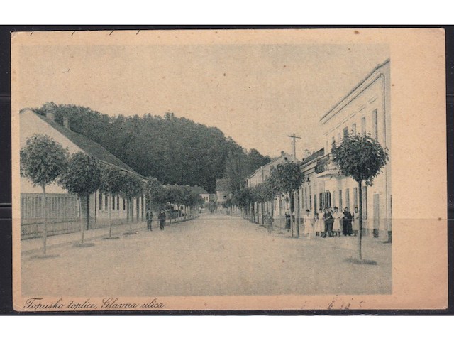 Jugoslavija 1920 Topuske  toplice razglednica