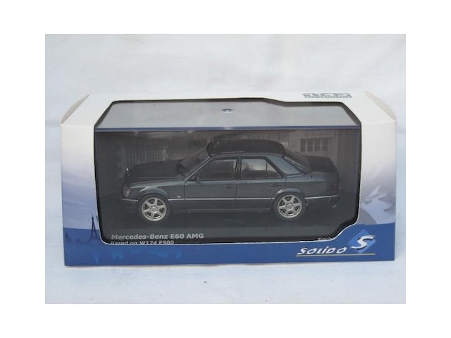 1:43 solido mercedes W124 E60 AMG