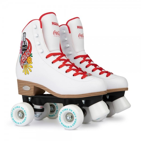 * Rookie Rollerskates Coca-Cola Love White *