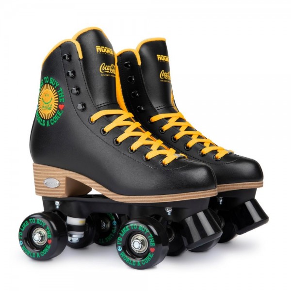 * Rookie Rollerskates Coca-Cola Sunshine Black *