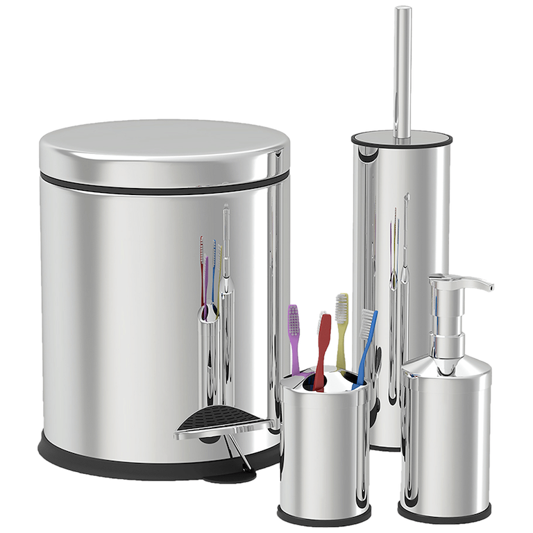 Set za kupatilo, inox, - ZLN4605