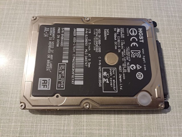 Hard disk Hitachi 1TB , SATA II , 85% helta