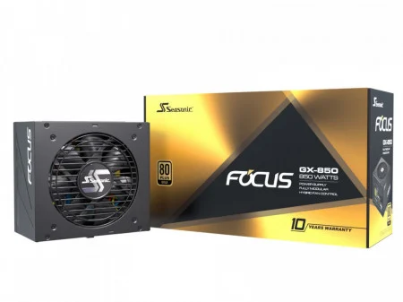 Napajanje 850W Seasonic Focus GX-850 (ATX 3.0), 80 Plus Gold, fully modular (SSR-850FX3)