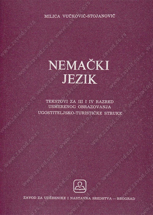Nemacki jezik - testovi za 1. i 2. razred za ugostiteljsko-turisticku skolu