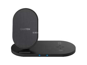 Canyon WS-202 2in1 wireless charger Input 5V3A 9V2.67A Output 10W7.5W5W Type c cable length 1.2m ...