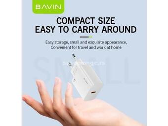 Bavin punjač 20W USB-C + kabl type-C bela