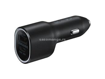 Samsung auto punjač Type C 25W &amp; Usb A 15W crna