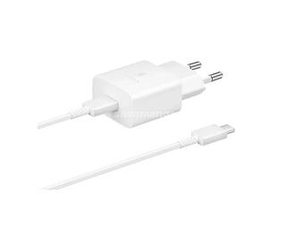 Samsung punjač 15W Type-C + kabel Type-C ( EP-T1510 ) bela