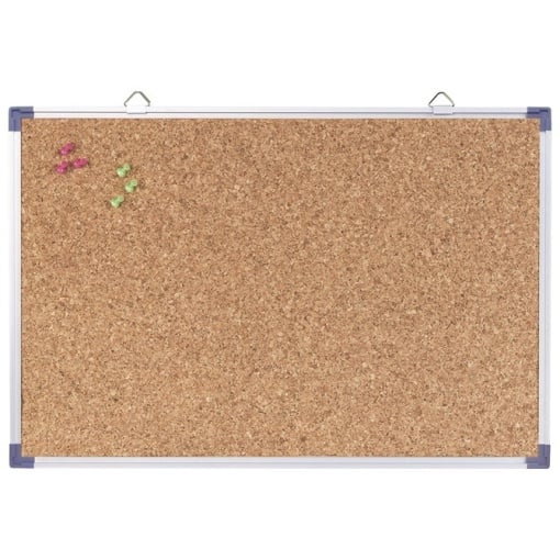 Tabla pluta 90x60cm dvostrana aluminijumski okvir