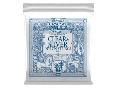 Ernie Ball P02403 ERNESTO PALLA NYLON - CLEAR & SILVER