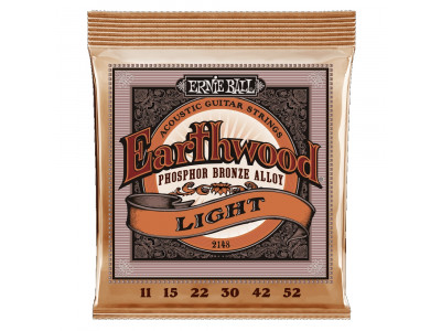 Ernie Ball P02148 LIGHT EARTHWOOD PHOSPHOR BRONZE 11-52