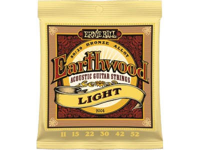 Ernie Ball P02004 LIGHT EARTHWOOD 80/20 BRONZE 11-52