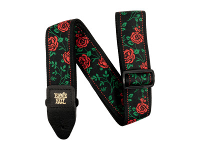 Ernie Ball P05318 CLASSIC JACQUARD GUITAR STRAP - BASS STRAP - SPANISH ROSE