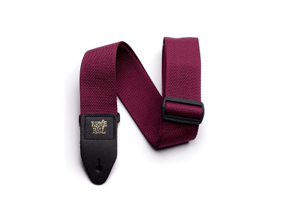 Ernie Ball P04047 POLYPRO GUITAR STRAP - BASS STRAP - BURGUNDY